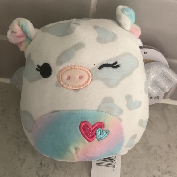 Squishmallows | Toys | Squishmallow 5 Charaka Cupid Spotted Flying Pig ...